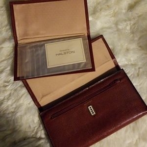 Halston Heritage | Bags | Halston Vintage Wallet With Check Book | Poshmark